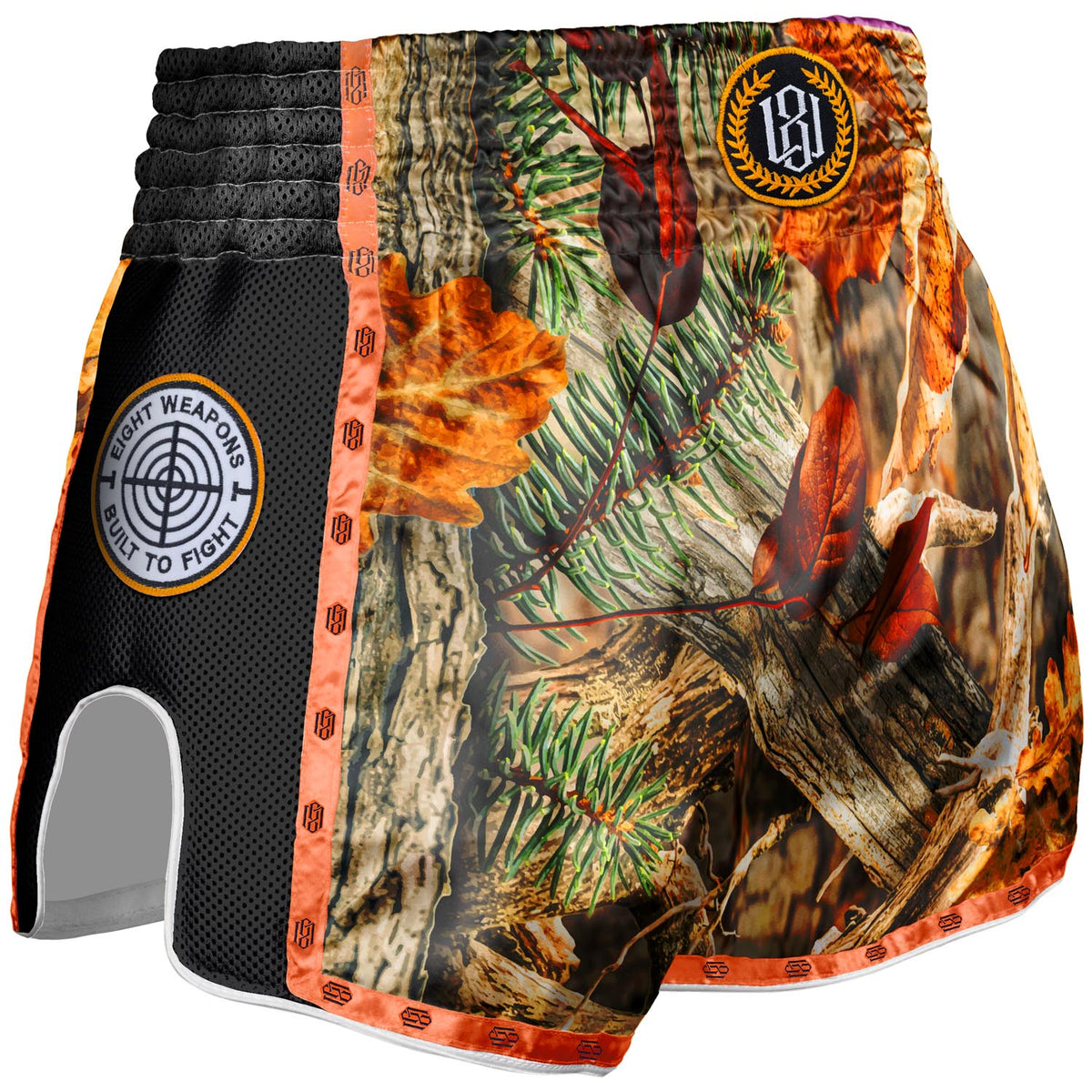 8 WEAPONS Muay Thai Shorts, Hunter, Autumn Camo – 8 WEAPONS Fightgear ...